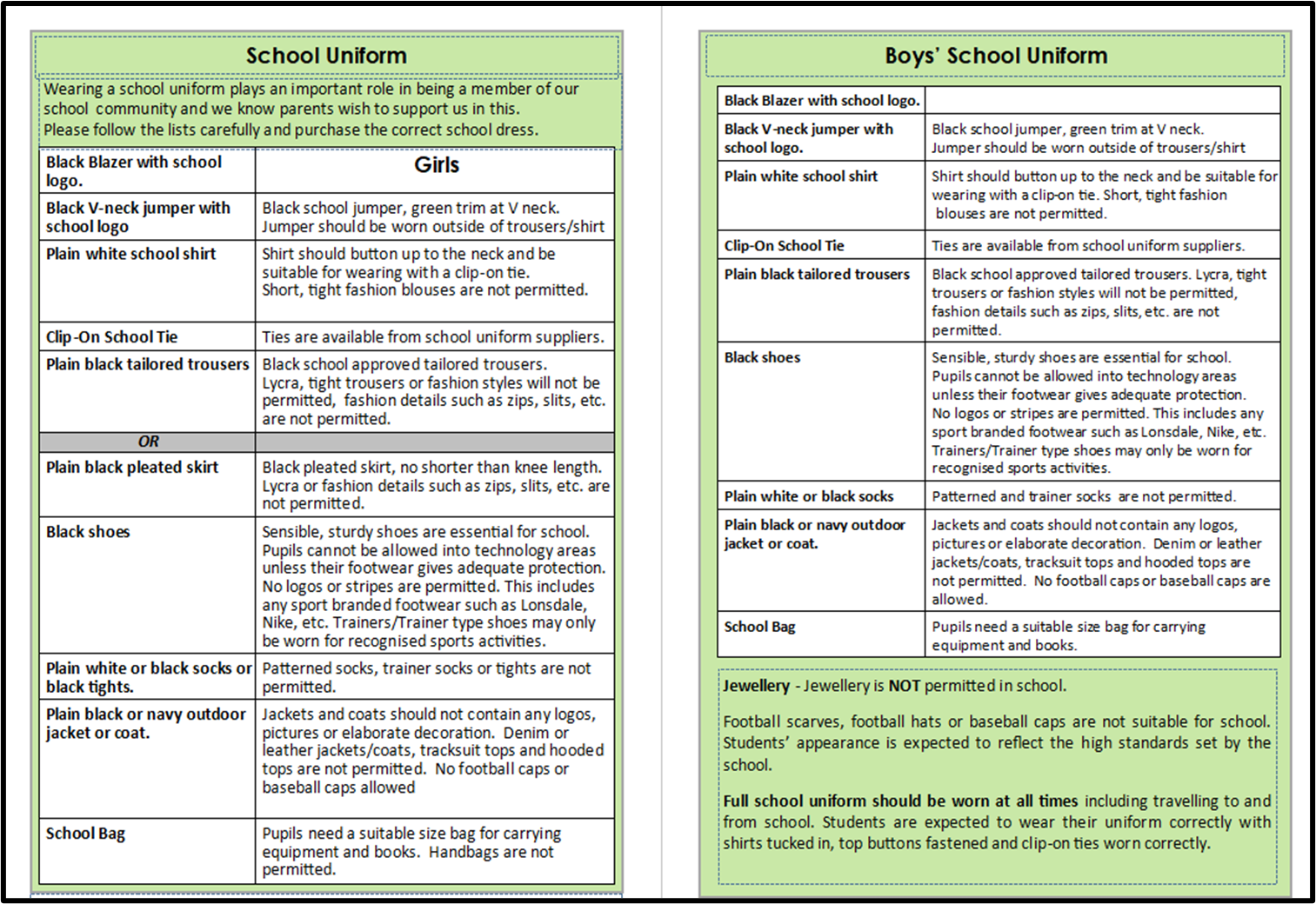 Cardinal Newman Catholic School - uniform